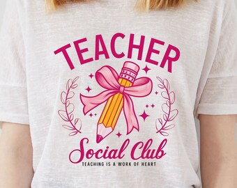 Coquette Teacher Png, Back to School Png,teacher Appreciation Gift ...