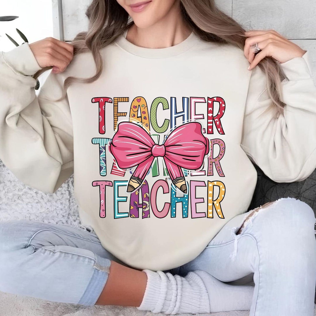 Coquette Teacher Png, Back to School Png,teacher Appreciation Gift ...