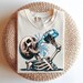 Summer Skeleton PNG, Hydrate Skeleton Clipart, Trendy Watertok ...