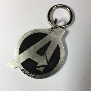 Letter "a" Dog Tag-pet ID Tag-unique Pet Tag-custom Hand Crafted ...