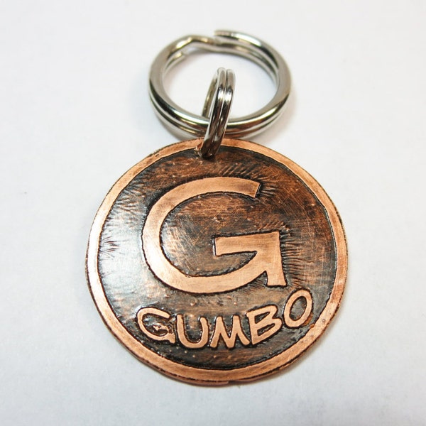 Initial Dog Tags - Etsy