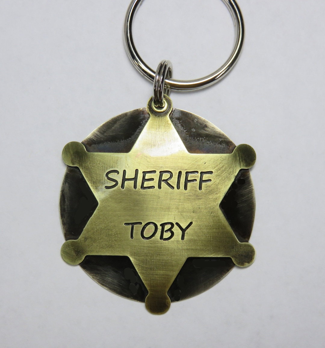 Fun Sheriff Deputy Police Badge Dog Pet Id Tag-custom Law Enforcement ...