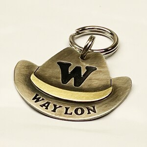 Unique Cowboy Cowgirl Hat Western Rodeo Dog Pet ID Tag-personalized ...