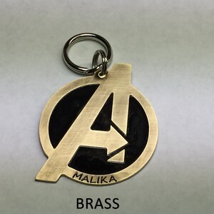 Letter "a" Dog Tag-pet ID Tag-unique Pet Tag-custom Hand Crafted ...