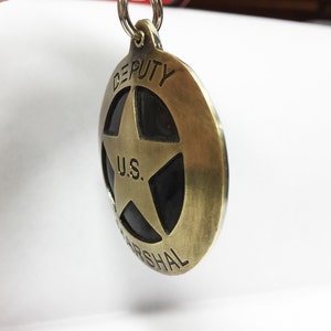 Fun U.S. Marshal Badge Pet Id Tag-police Dog Tag-unique Custom Law ...