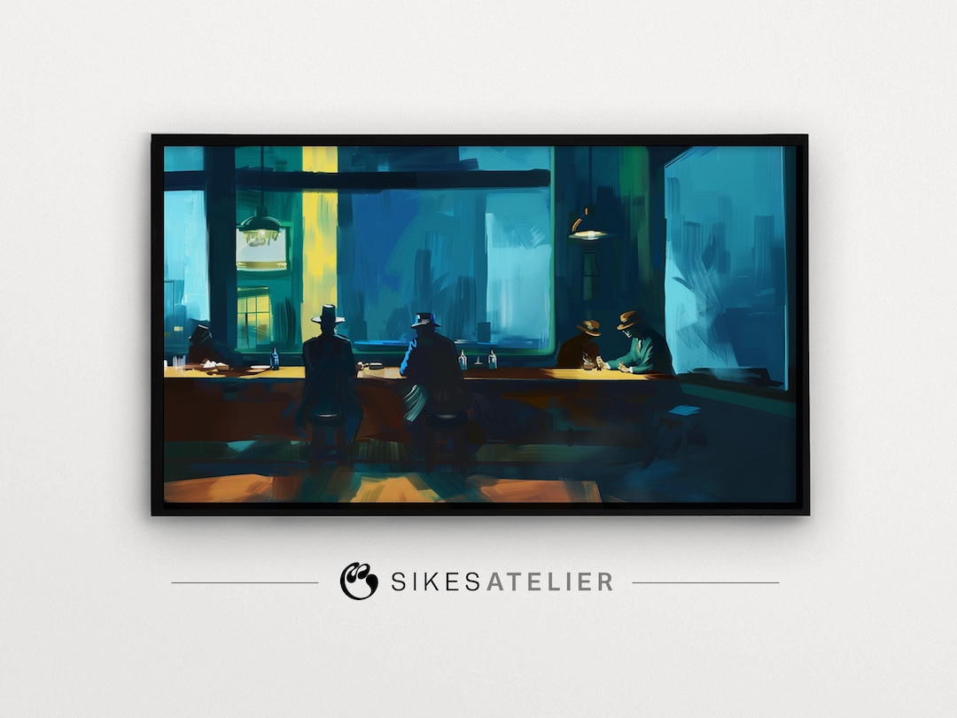 Edward Hopper Cafe Art for Frame TV and Desktop (digital Download) - Etsy