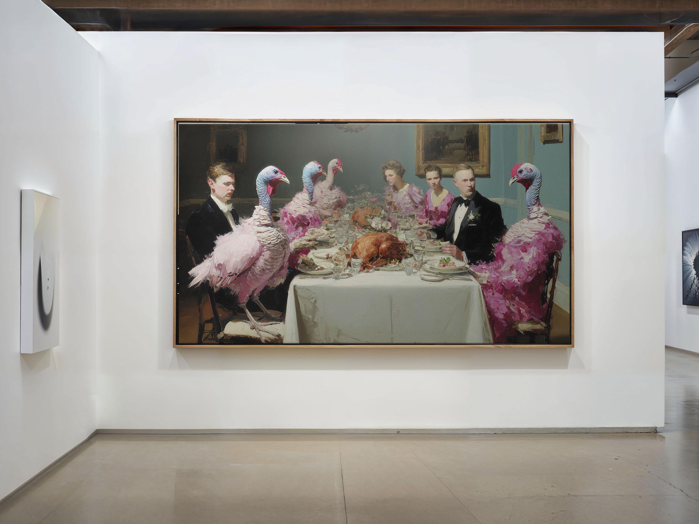 Thanksgiving FRAME TV Art: Funny, Surreal Turkey Dinner (digital ...
