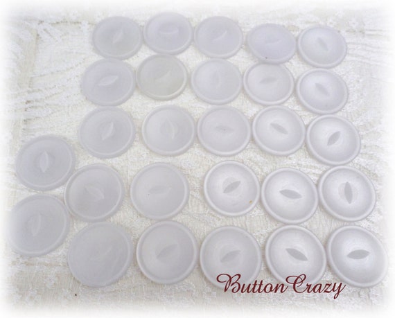 27 BIG White Button BLANKS for Craft Projects Jewelry - Etsy
