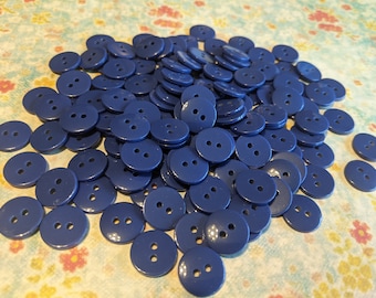 Doll & Model Making 2 Hole Set of 6 Royal Blue Buttons 12 Craft ...