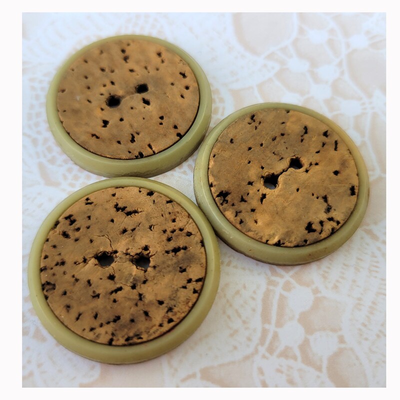 Cork Buttons - Etsy