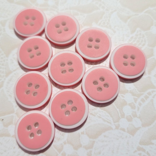 Pink Buttons - Etsy