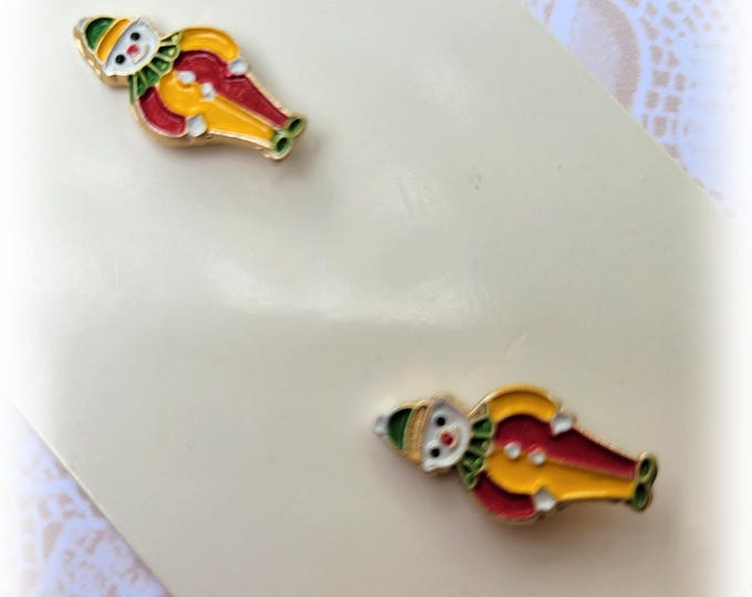 Vintage Metal Clown Buttons: Novelty JHB International, 3/8 X 5/8 Inch ...