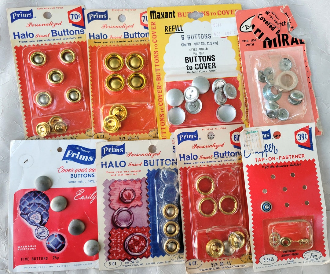 Vintage Button Covers Halo Insert Buttons Maxant Prims - Etsy
