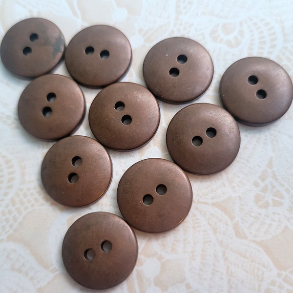 Copper Buttons - Etsy