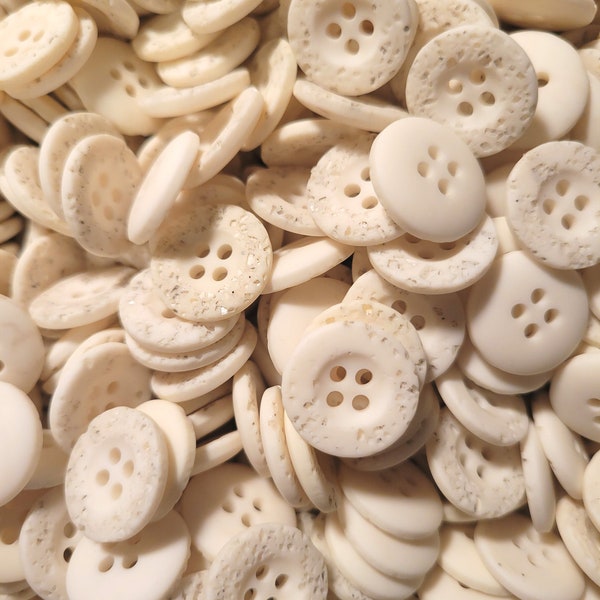 White Buttons - Etsy