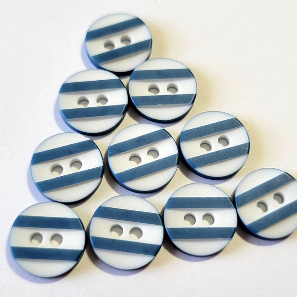 Striped Buttons - Etsy