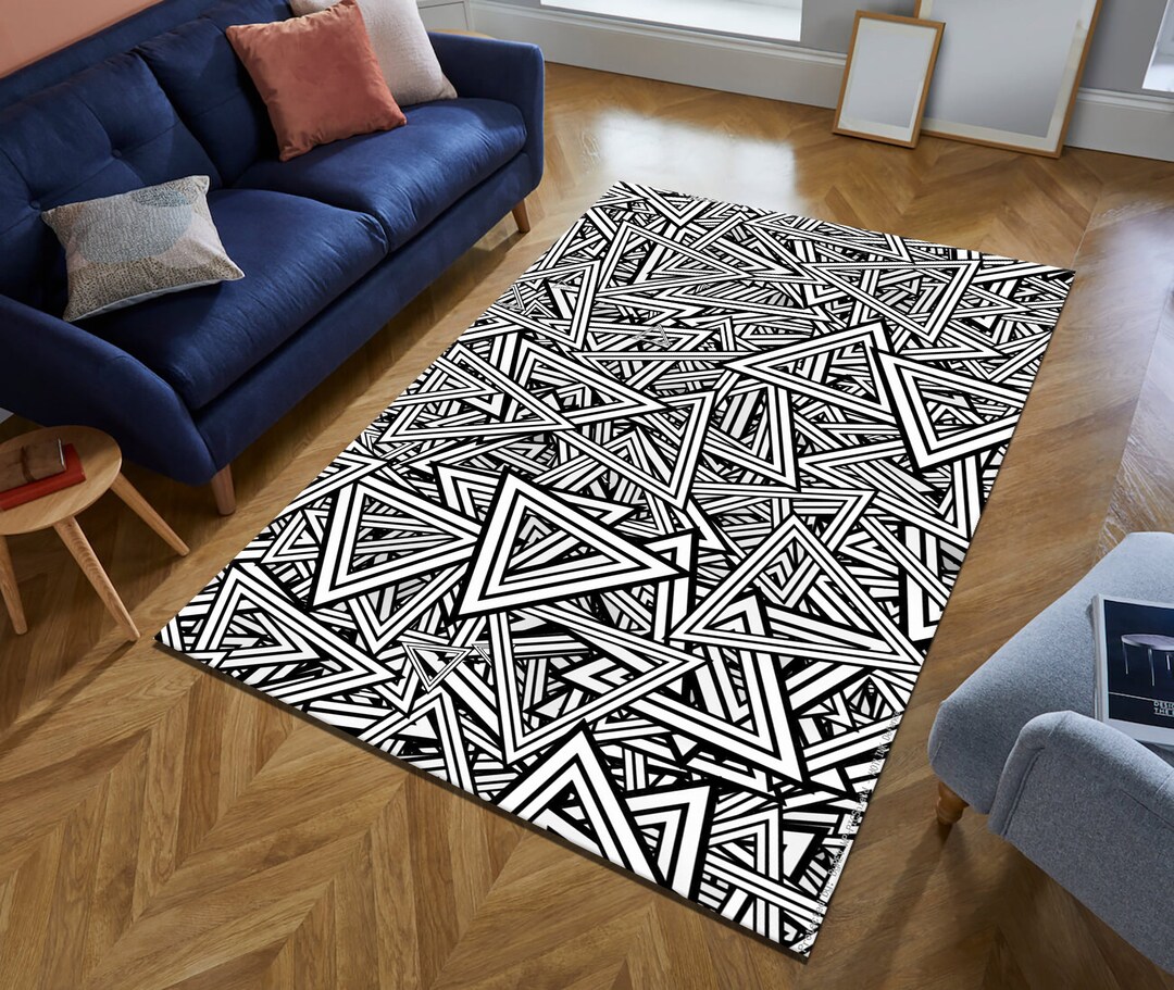 Triangle Rug,triangle Pattern Rug,ilusional Rug,multiplied Rug,cool ...