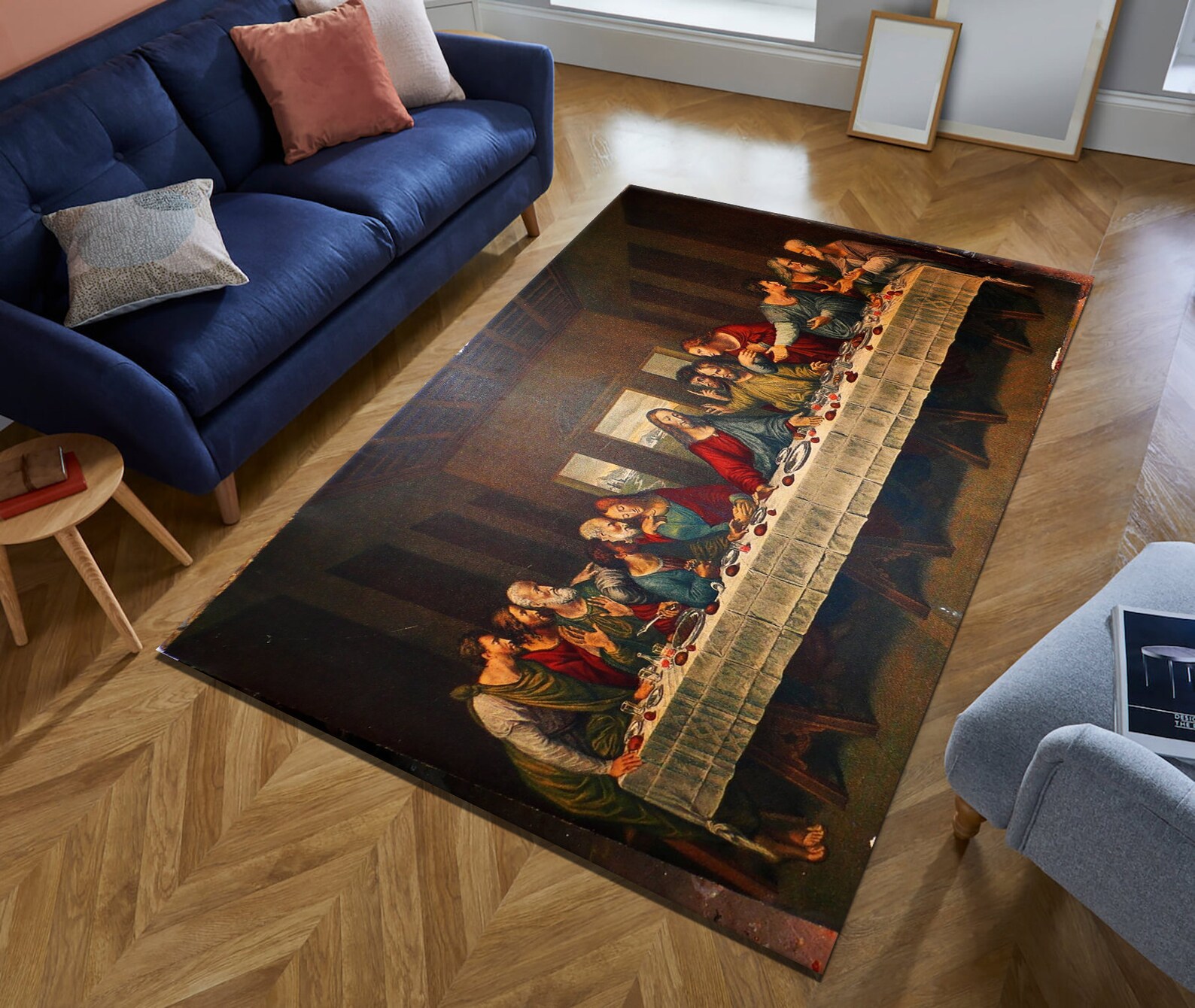 The Last Supper,da Vinci Rug,art Lover Rug,dinner Rug,jesus Rug,indoor ...