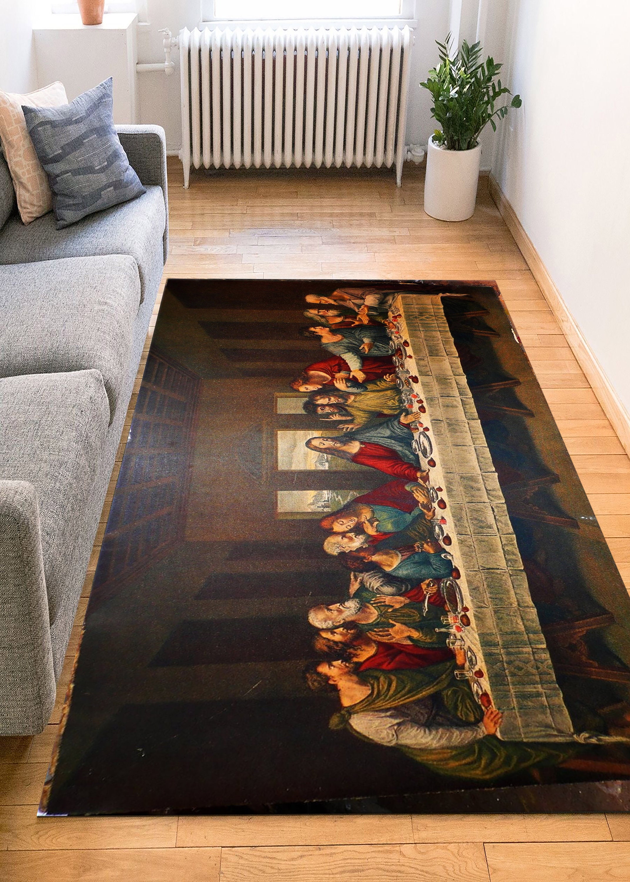 The Last Supper,da Vinci Rug,art Lover Rug,dinner Rug,jesus Rug,indoor ...