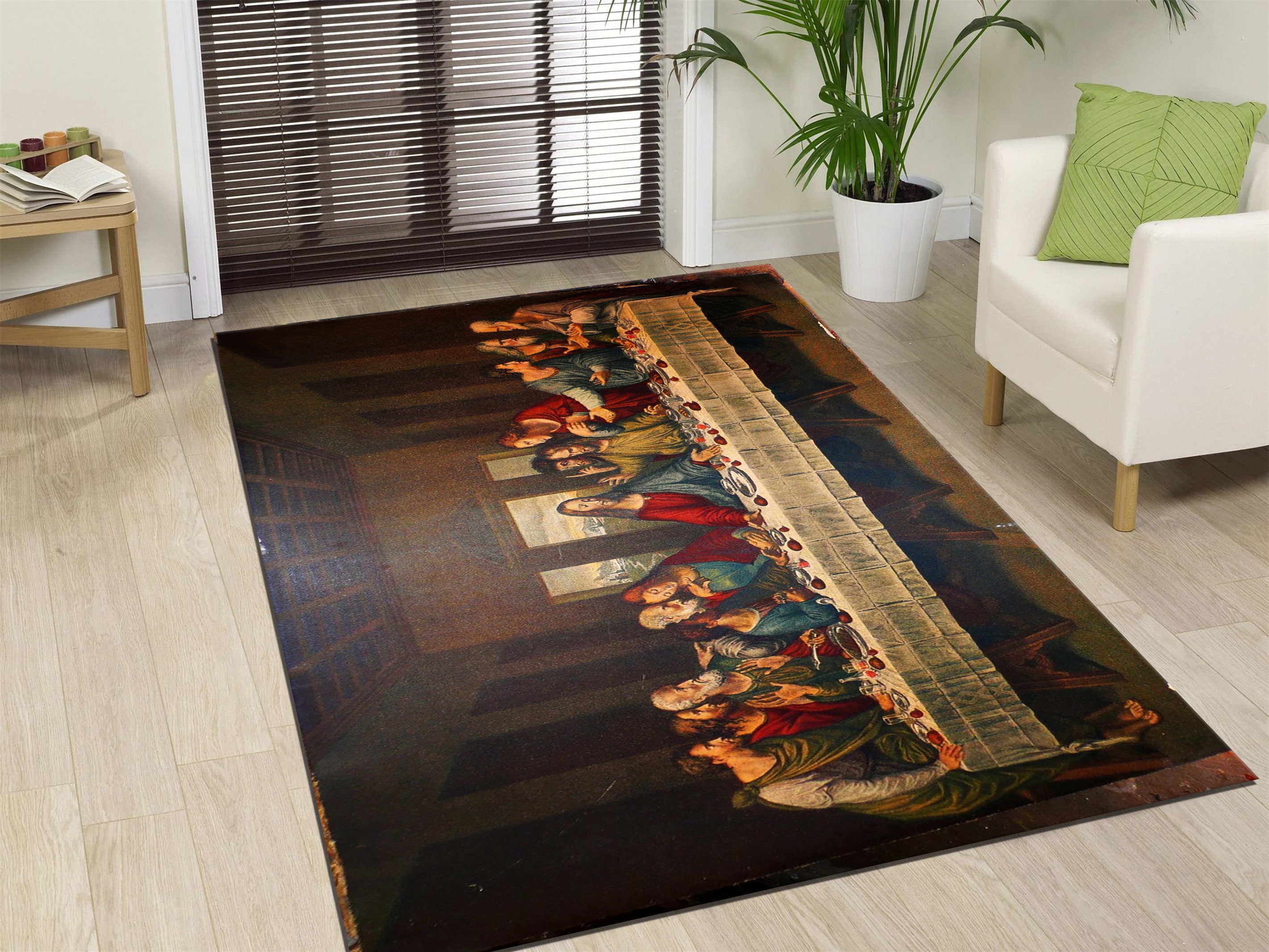 The Last Supper,da Vinci Rug,art Lover Rug,dinner Rug,jesus Rug,indoor ...