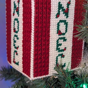 Plastic Canvas Holiday Cube Tissue Box Cover - Etsy
