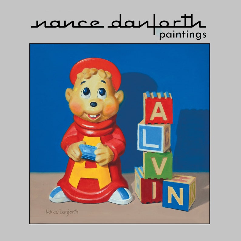 Alvin, 8x8 Original Realistic Oil Painting, Still Life Art, Danforth ...