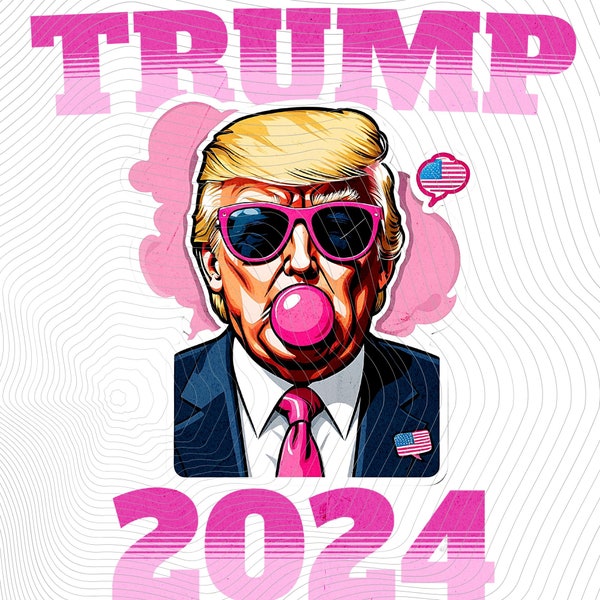Trump Bubble Gum Svg - Etsy