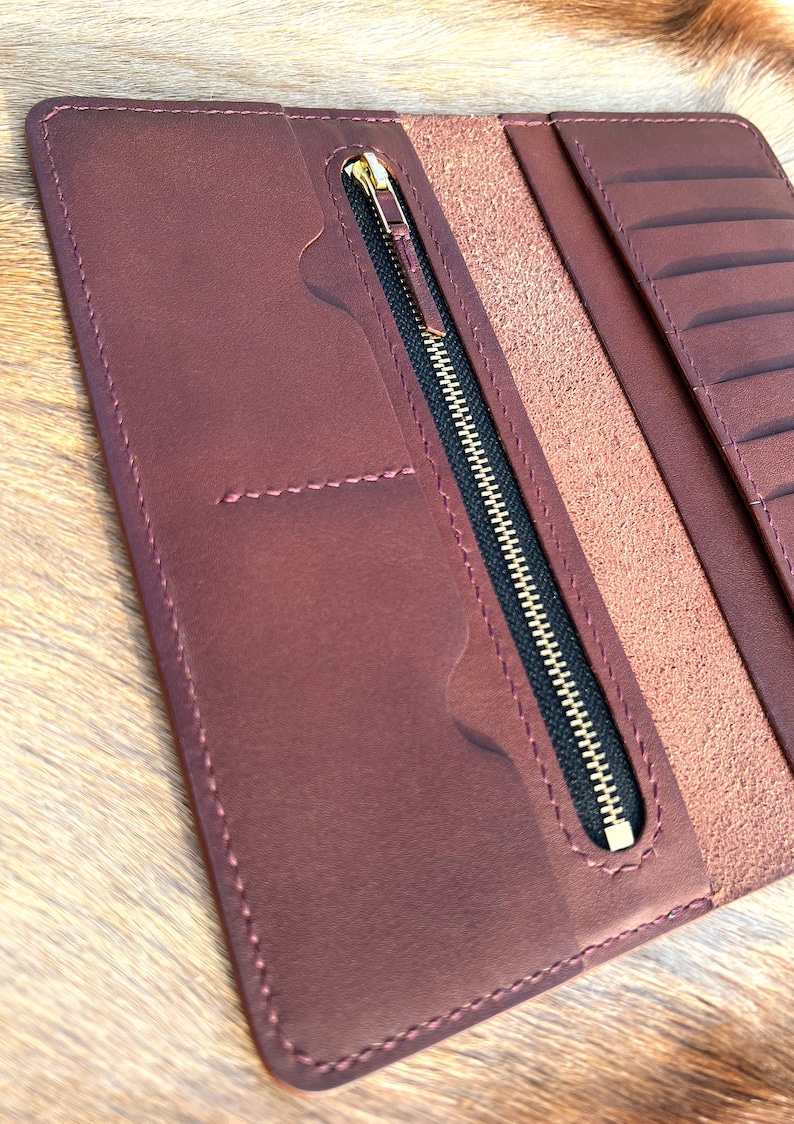 Long Wallet Pattern Leather DIY Wallet PDF Download Wallet Template ...