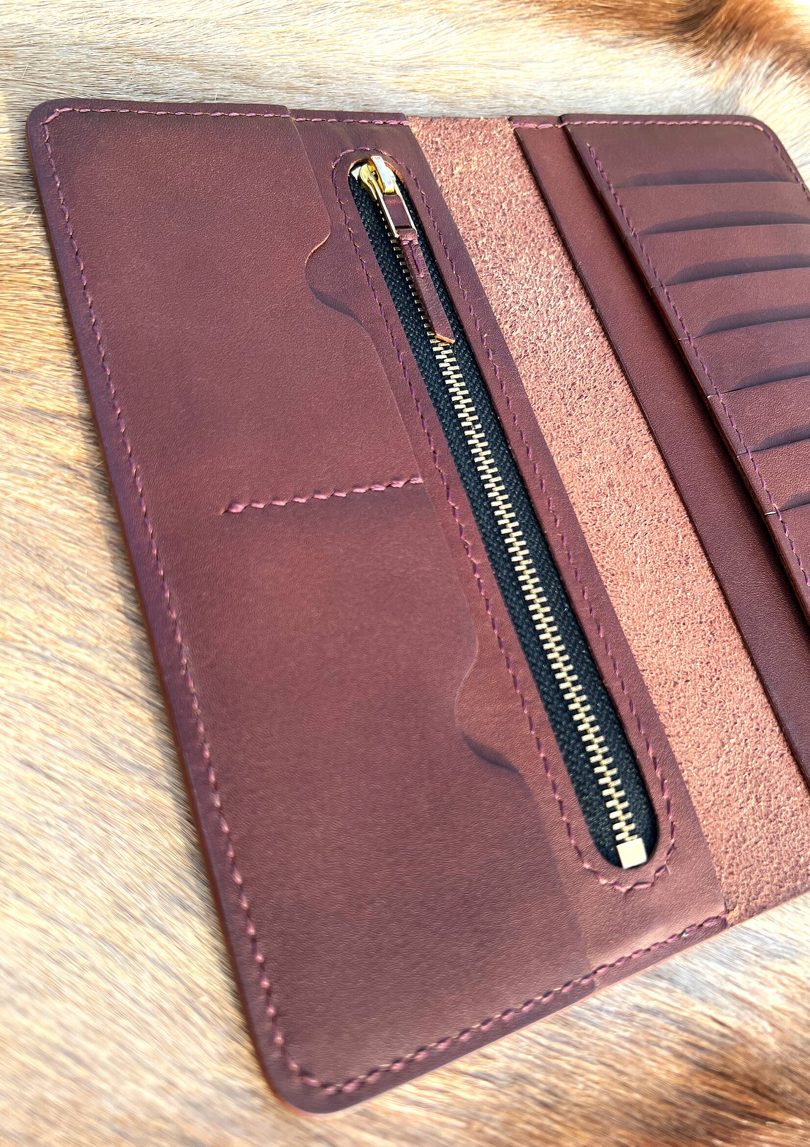 Long Wallet Pattern Leather DIY Wallet PDF Download Wallet Template ...