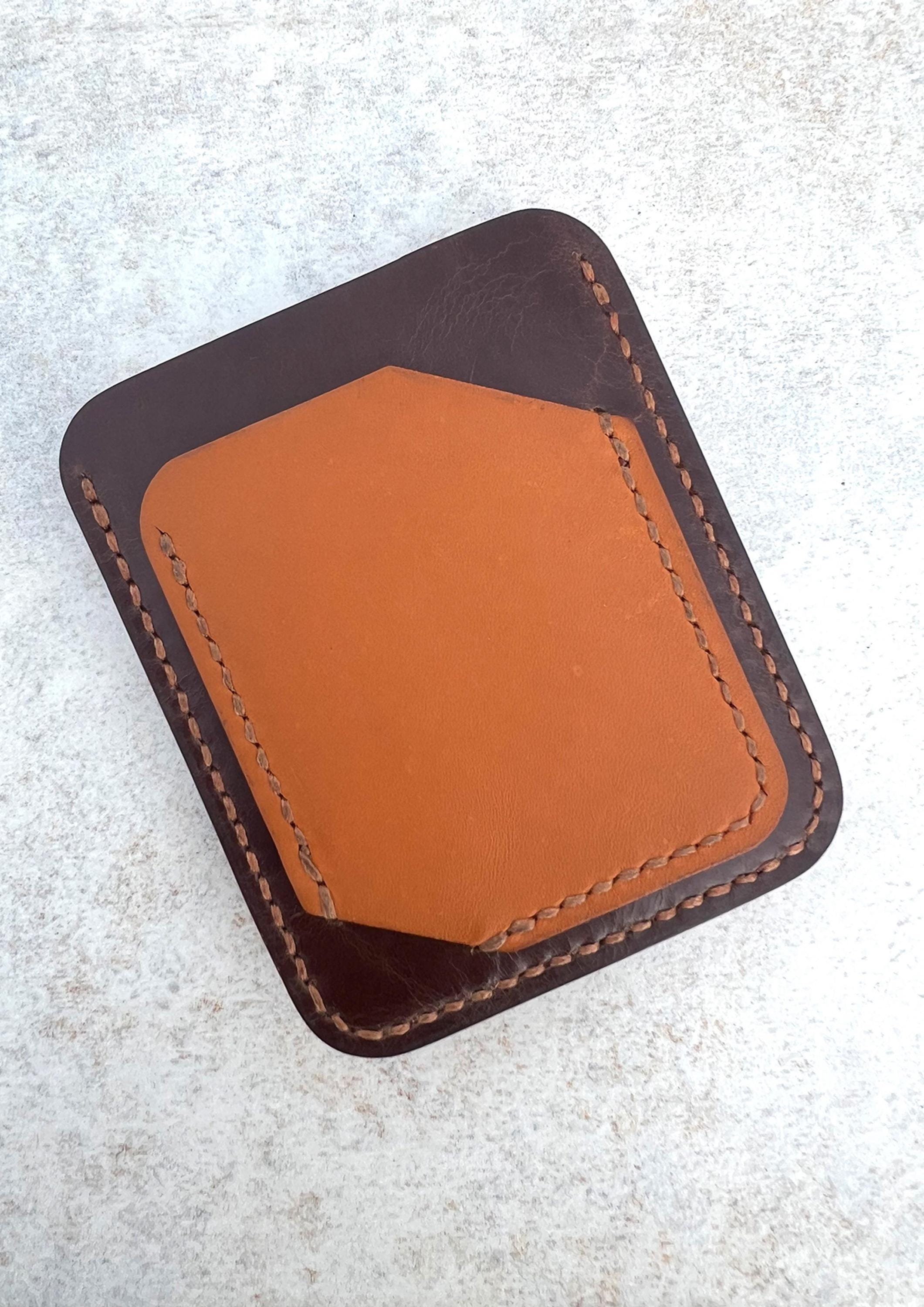 Leather Card Holder Pattern Leather Minimal Wallet Credit Card Holder ...