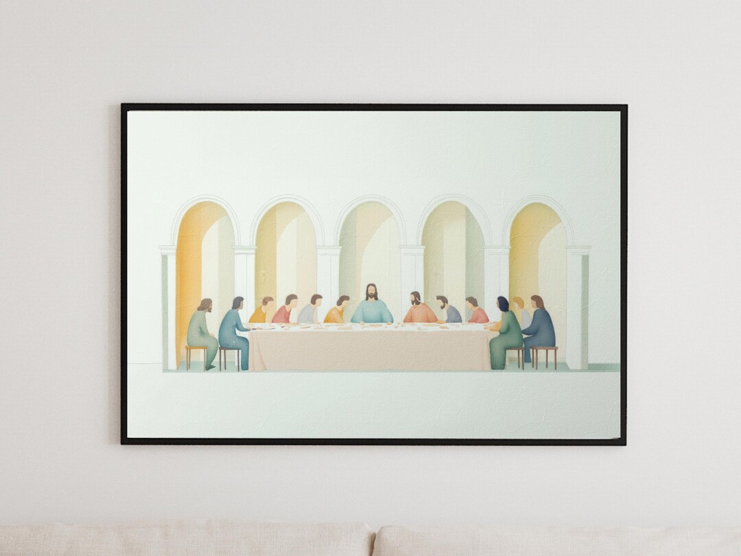 The Last Supper, Modern Christian Art, Jesus and Her, Jesus Portrait ...