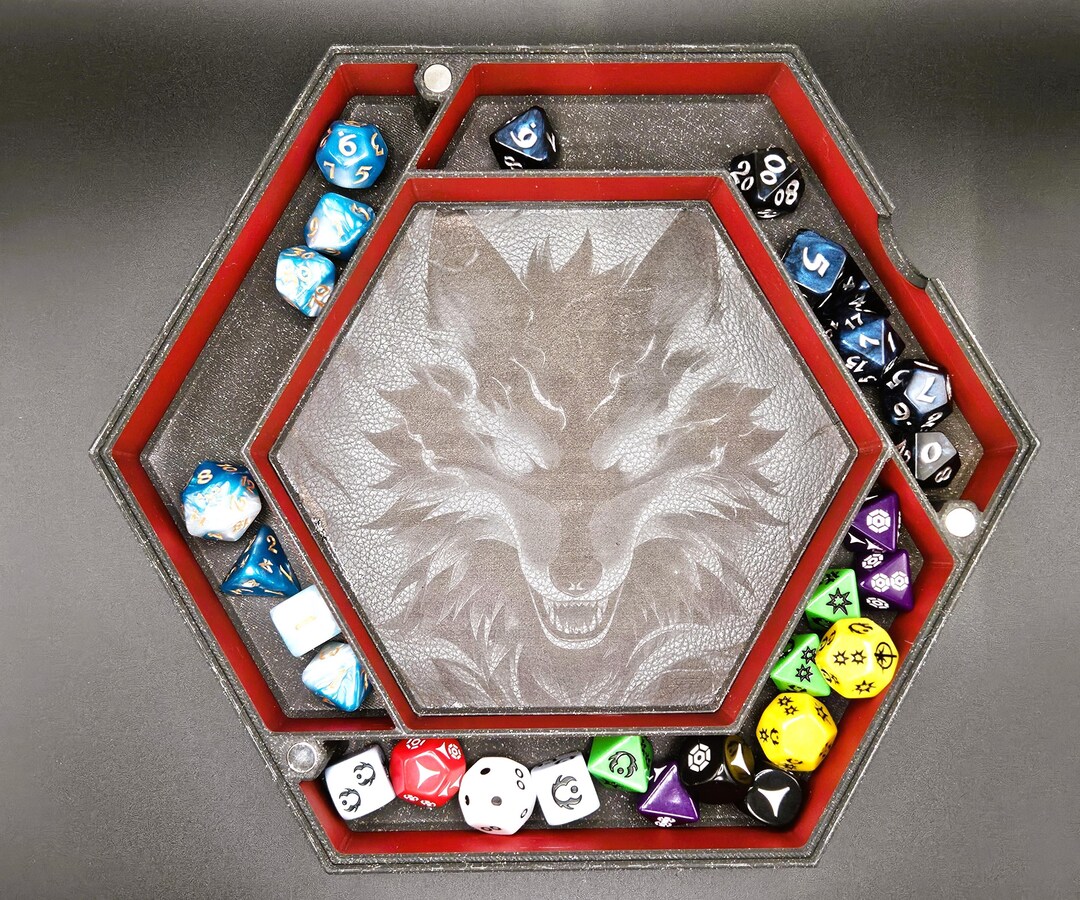 Personalized Dice Tray W/ Custom Engraved Leather Insert - Color ...
