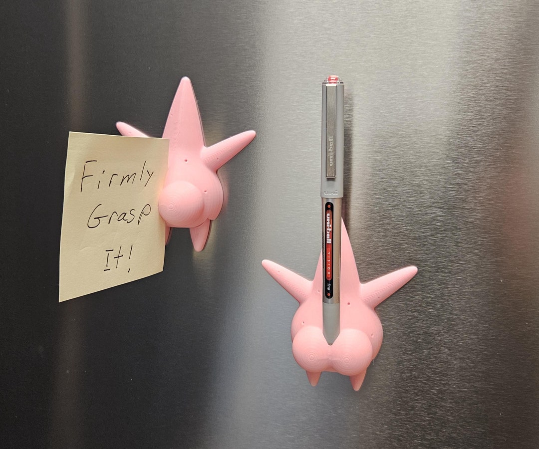 Patrick Star Butt Magnets Pen Holder, Post-it, Business Card, Gift ...