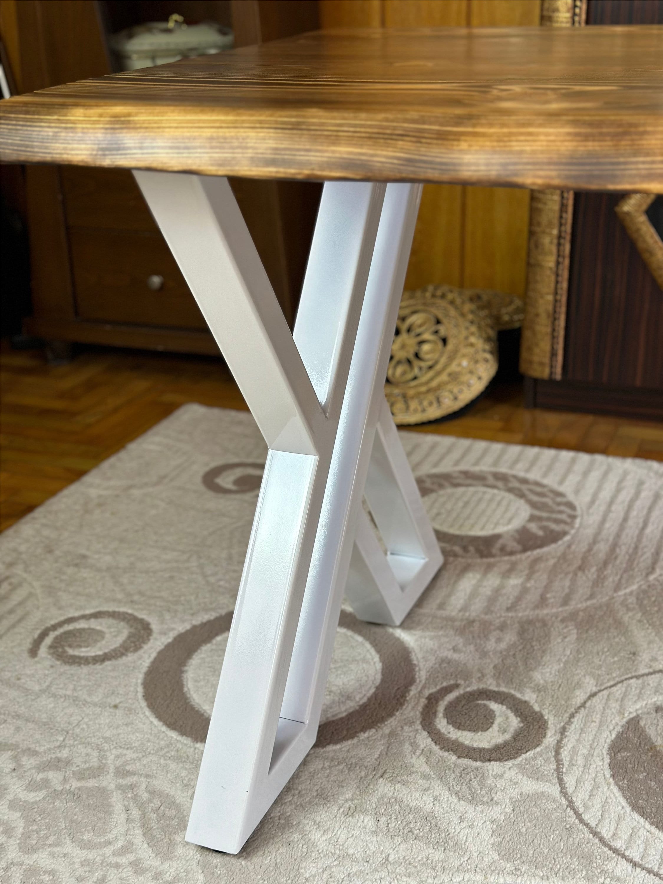 Metal Dining Room Table Legs, Table Base, Dining Table Base, Metal Base ...
