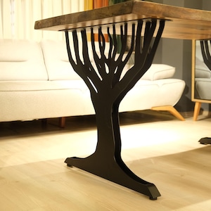 Unique Handmade Steel Table Legs Designer Edition, Great Fit With ...