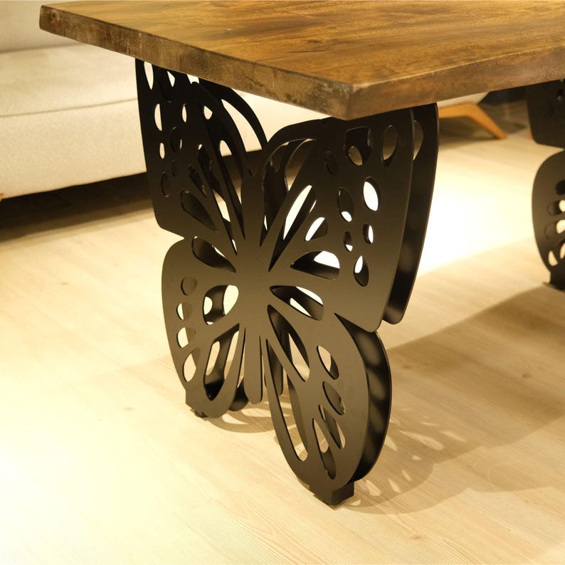 Golden Table Legs, Steel Table Legs (set of 2), Dining Table, Desk Legs ...