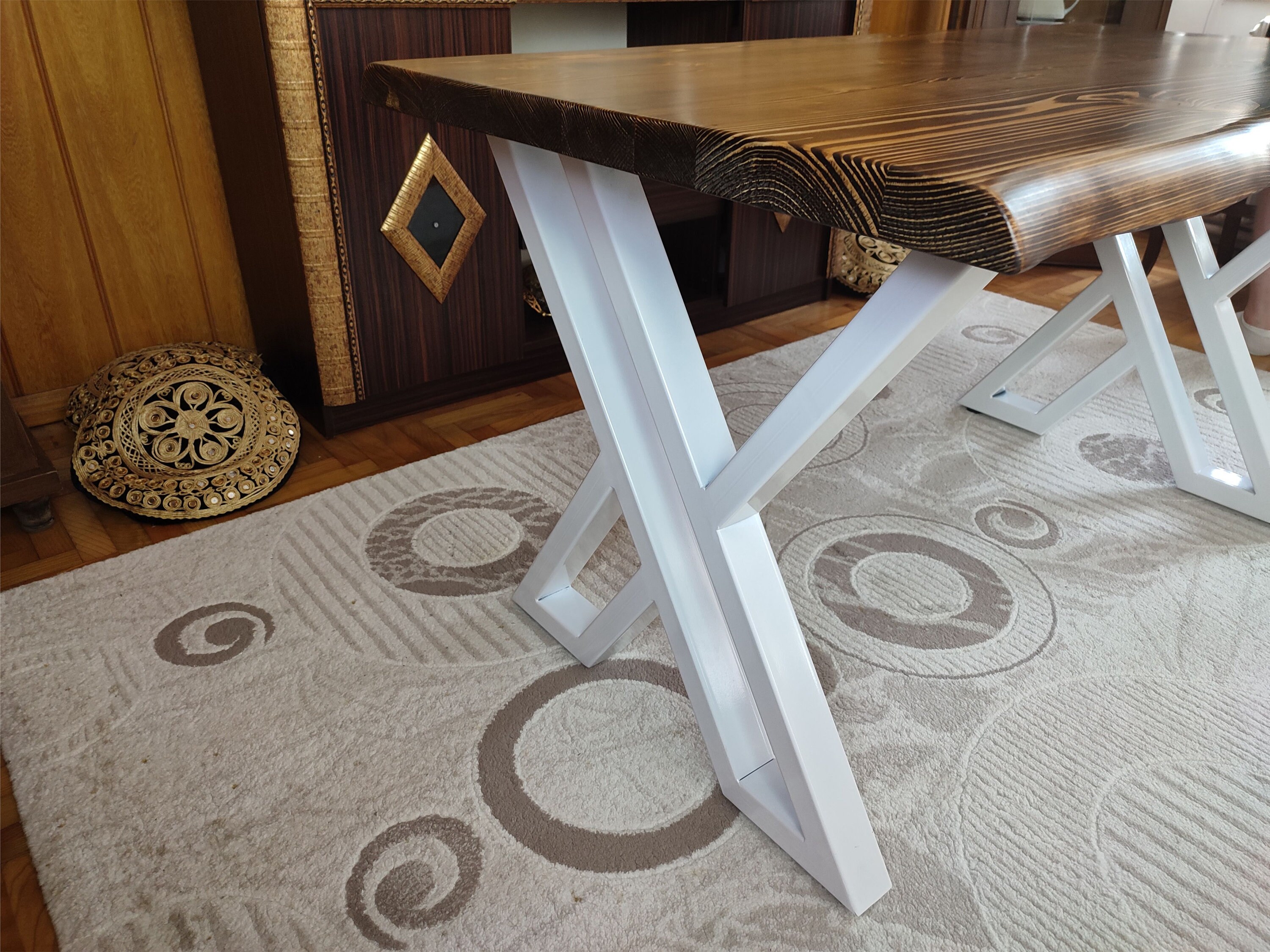 Table Base, Dining Table Base, Table, Metal Base, Handmade, Furniture ...