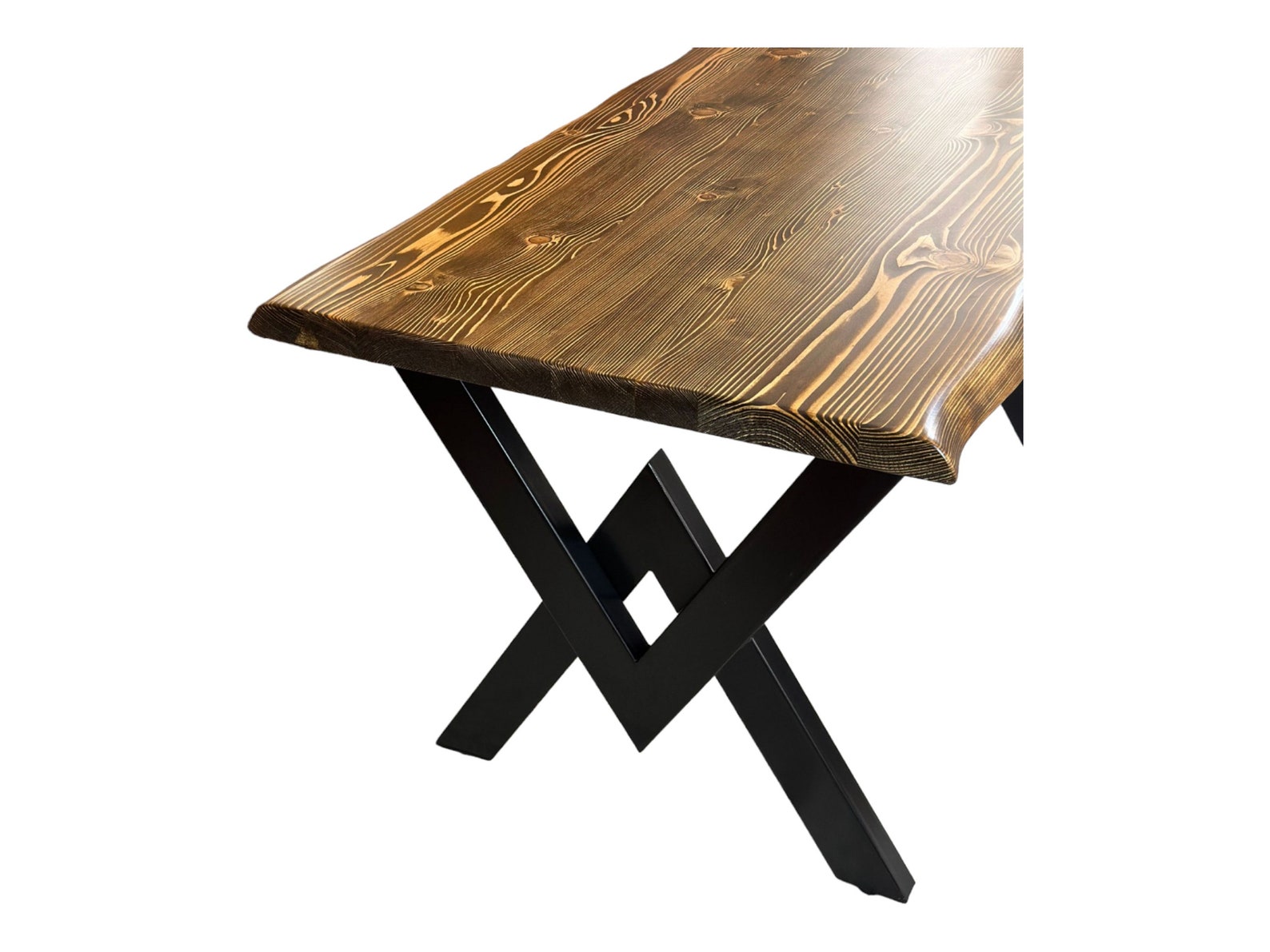 Handmade Metal Table Legs Designer Edition Unique Shape, (set of 2 ...