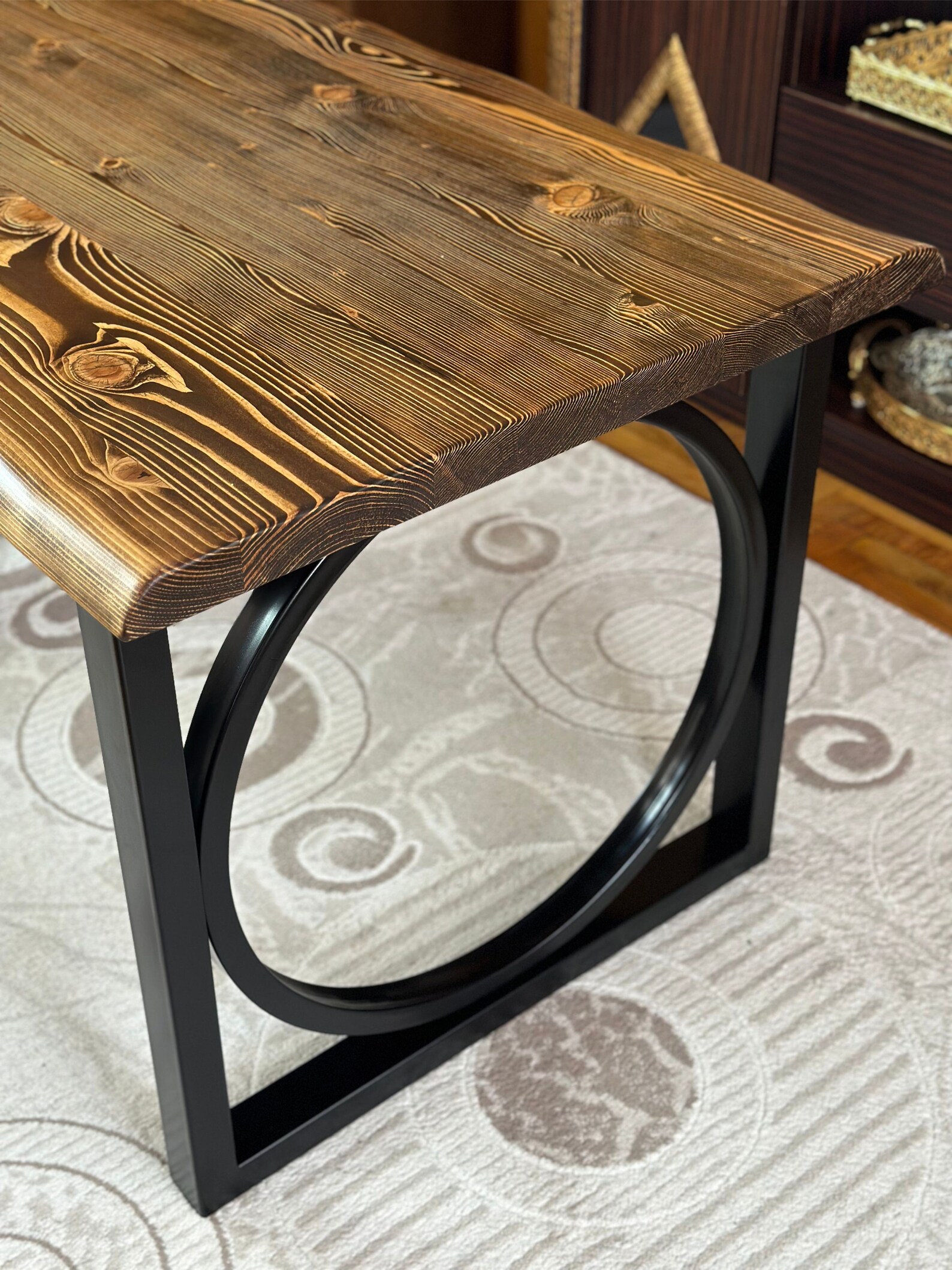 Metal Table Legs, Round Table Metal Legs, (set of 2) Handmade Furniture ...