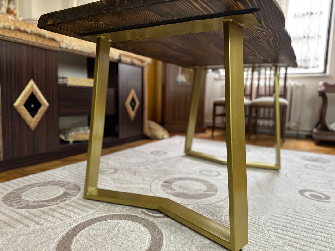 Golden Table Legs , Metal Table Legs , Desk Legs , Furniture Legs ...