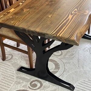 Custom Legs, Metal Tree Shape Table Legs, (set of 2) Table Legs Metal ...