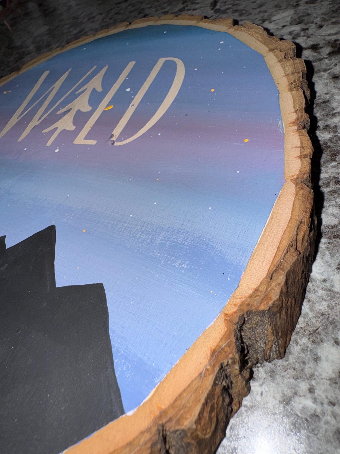 Wild Mountains Hand Painted Wooden Sign - Etsy