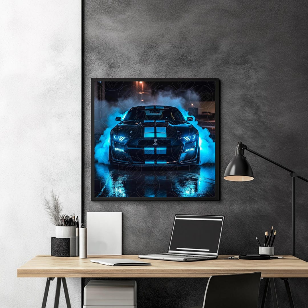 Ford Mustang Shelby GT500, Car Poster - Etsy