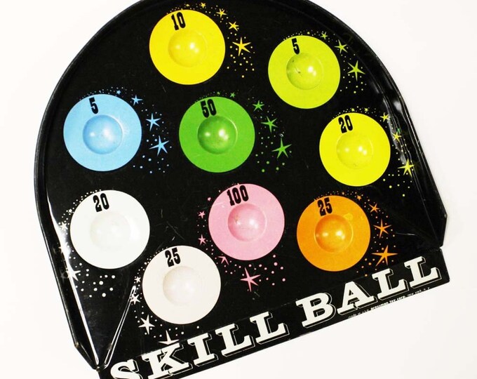 Vintage Skill Ball Game Piece - Tin - Pressman Toy Corp - Etsy