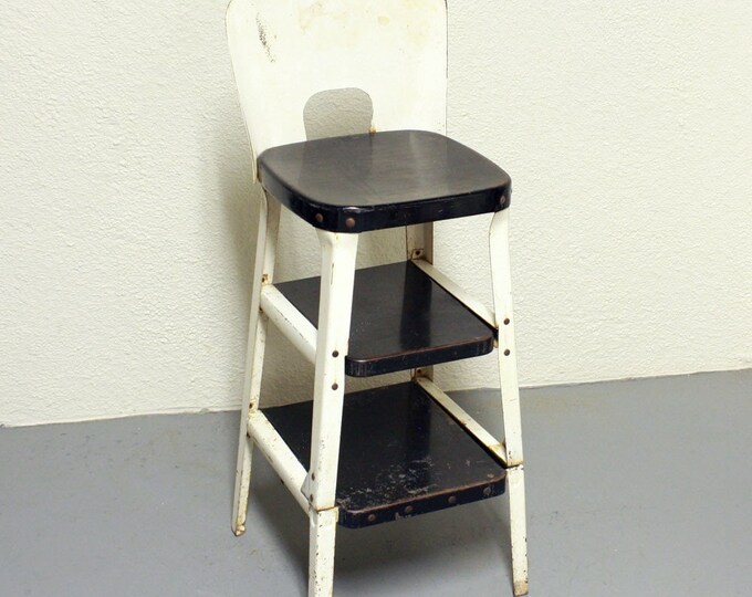 Vintage Stool Step Stool Kitchen Stool Chair Pull-out - Etsy