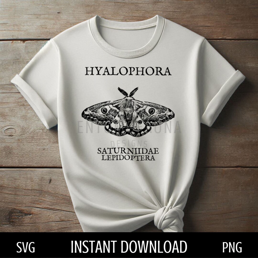 Cecropia Moth SVG PNG Cecropia Moth Shirt Insect Shirt Entomology SVG ...