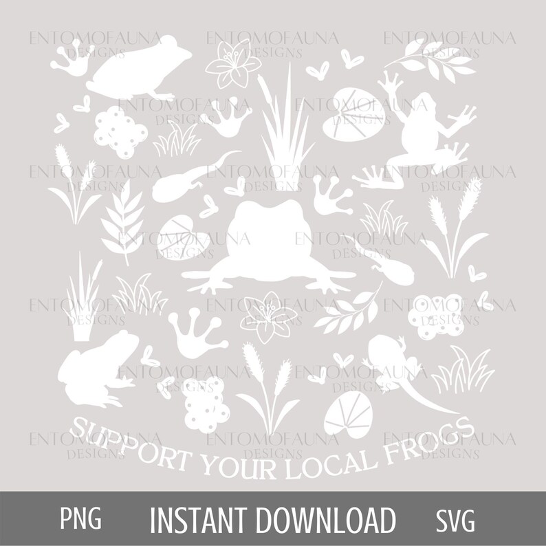 Support Your Local Frogs SVG for Cricut Frog and Toad Shirt Frog ...