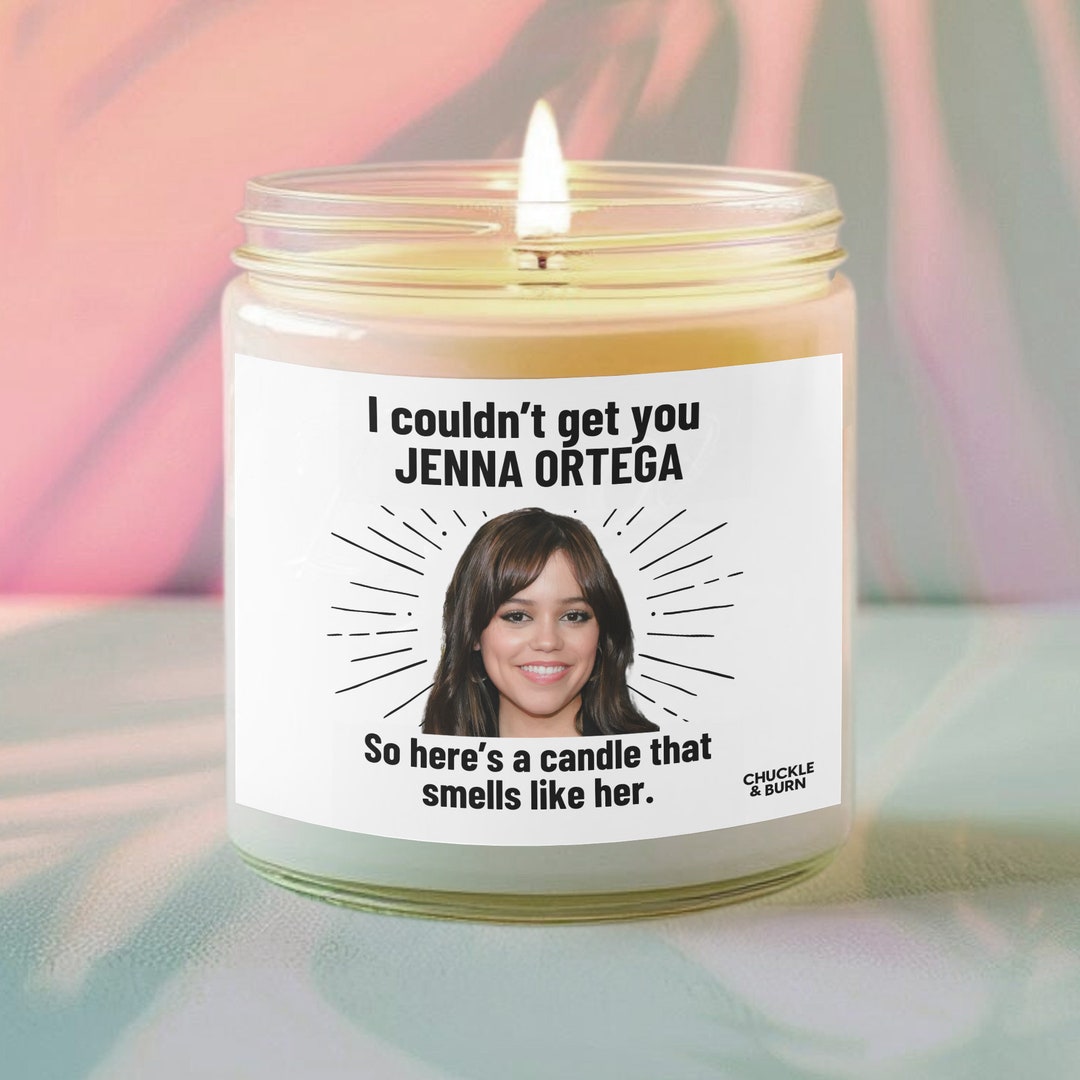 9oz Glass Smells Like Jenna Ortega Candle | Jenna Ortega Fan Gift, Best ...
