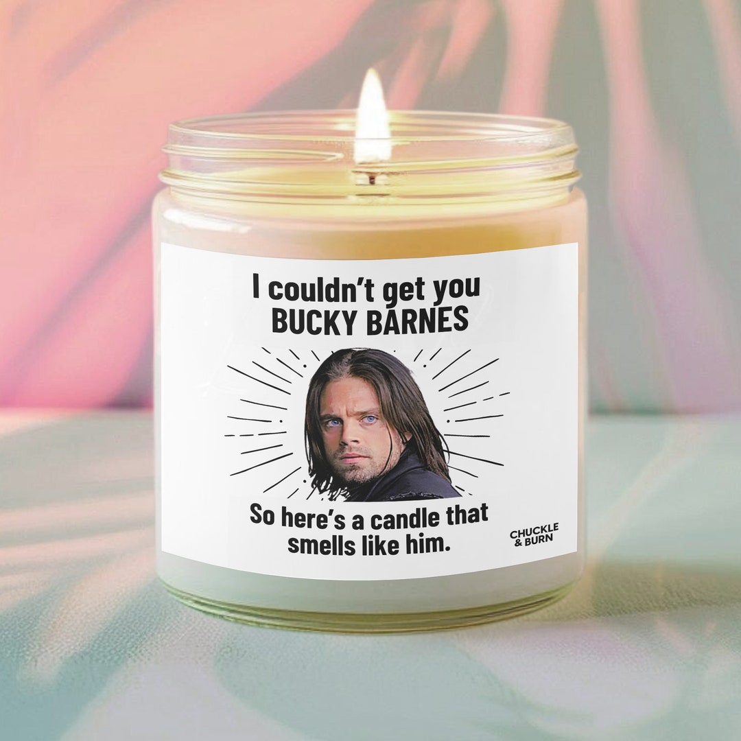 9oz Glass Smells Like Bucky Barns Candle | Bucky Barns Sebastian Stan ...