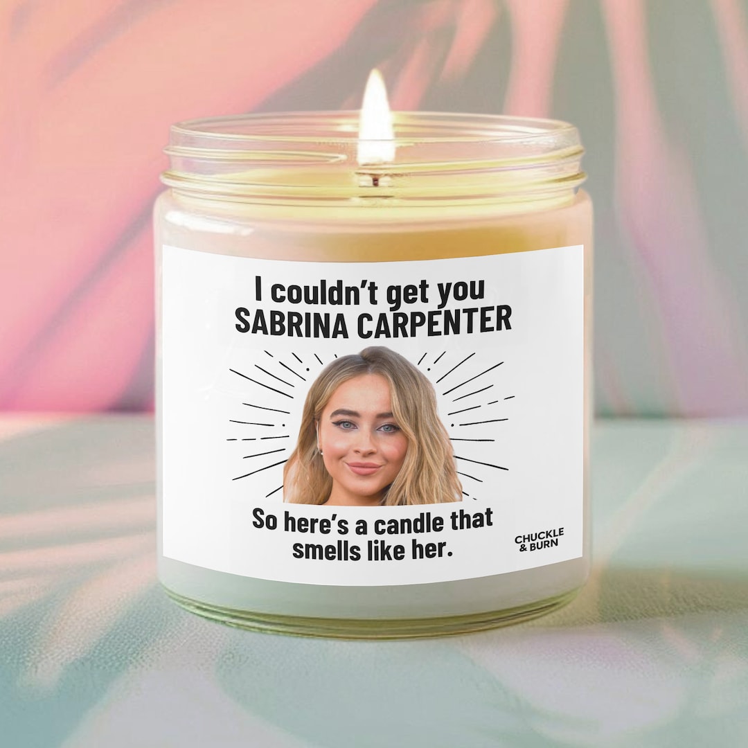9oz Glass Smells Like Sabrina Carpenter Candle | Sabrina Carpenter Fan ...
